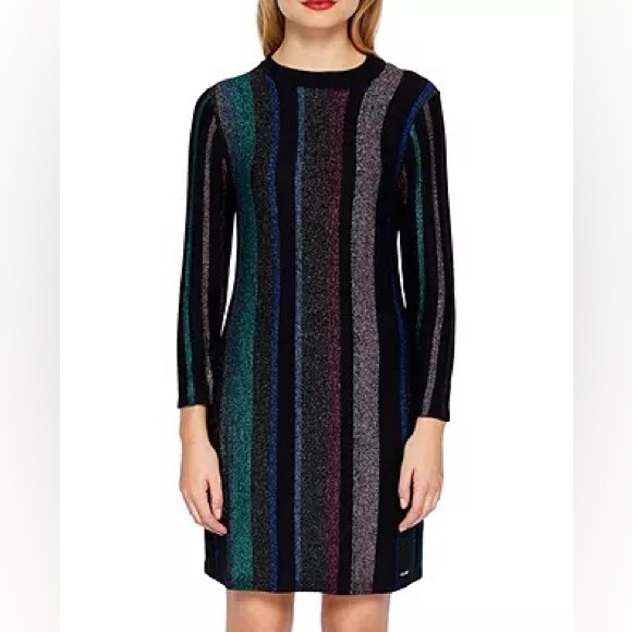 Ted Baker | Dresses | Ted Baker Colour By Numbers Maryan Mini Flared ...